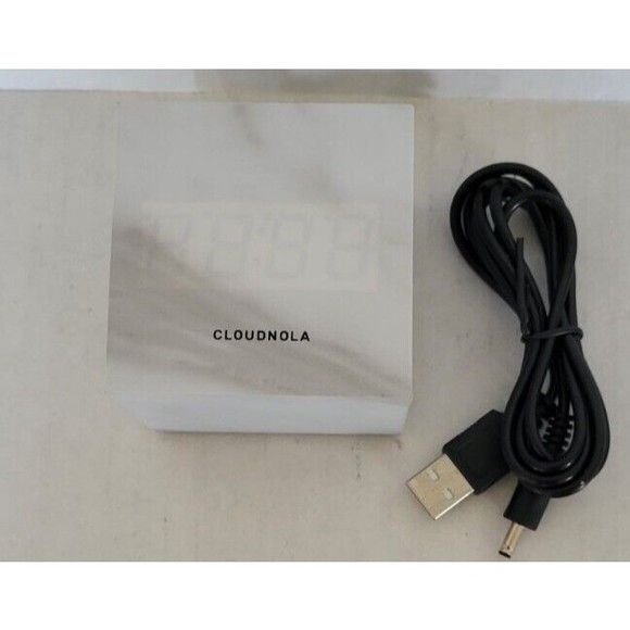 CloudNola | Other | Cloudnola 3 In Led Digital Alarm Block Clock White ...